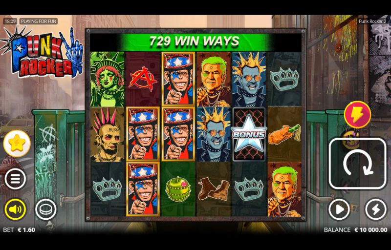 Ξ Punk Rocker 2 Spielautomat (Nolimit City) Mini Review | NovNetco