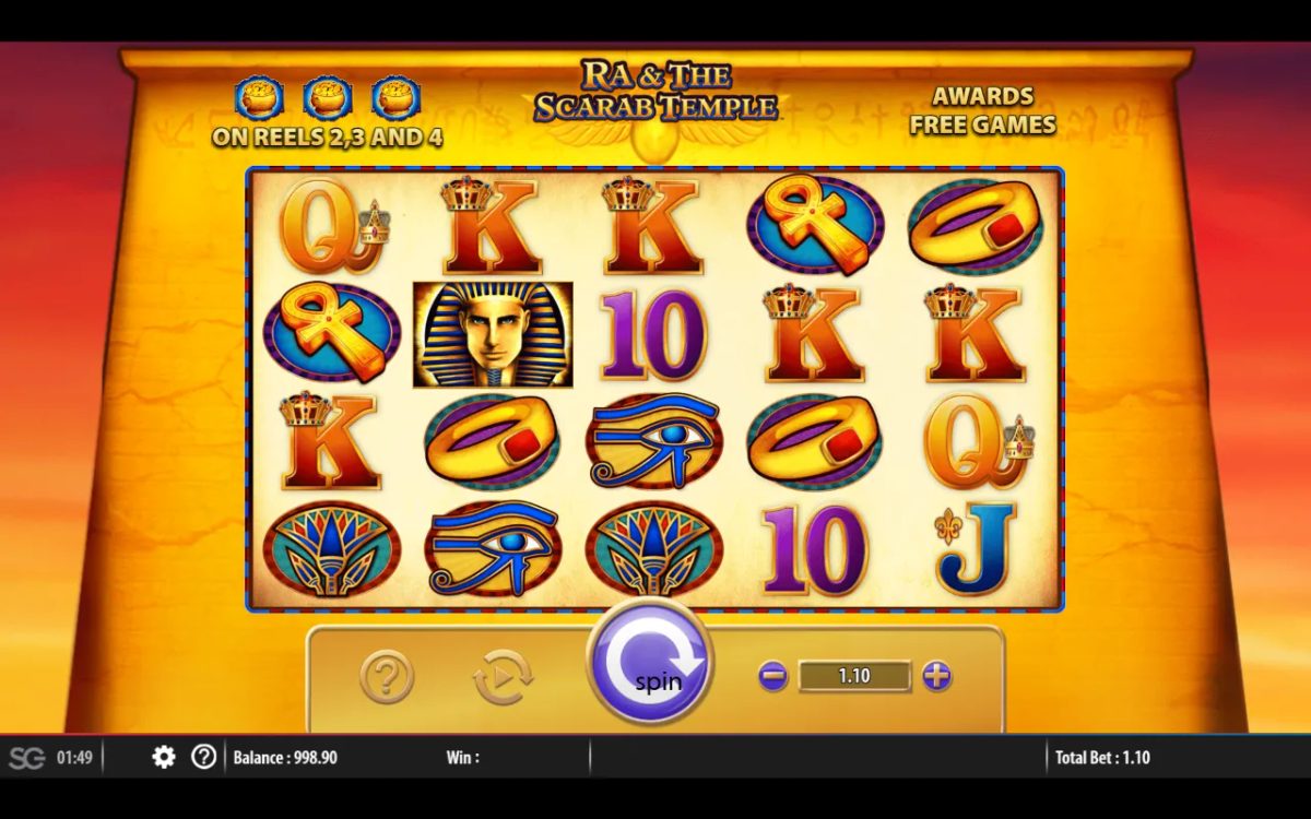 Ra & The Scarab Temple Slot | Respinix